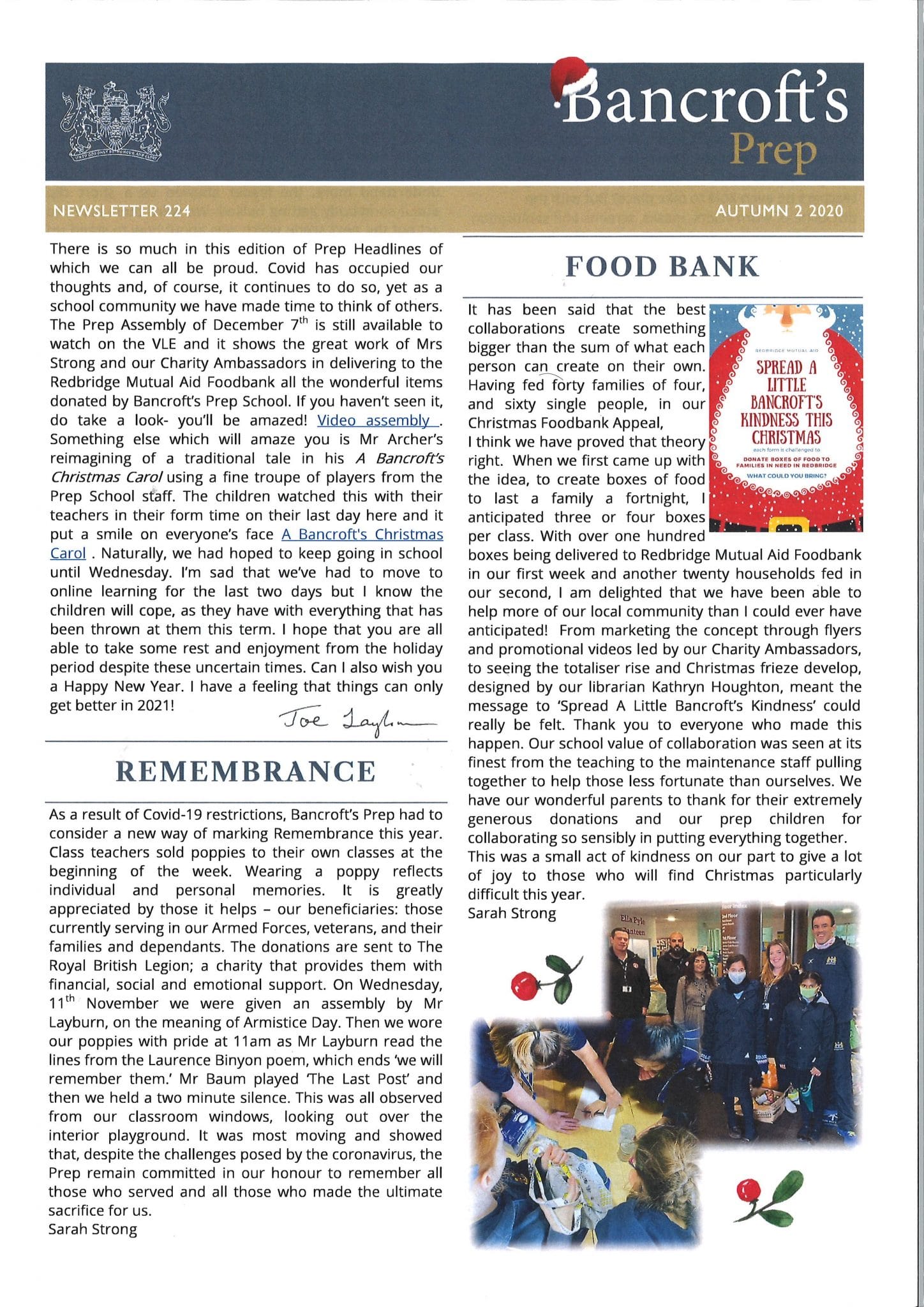 Newsletters - Bancroft's
